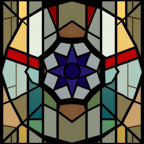 Colorful Geometric Stained Glass Design Free Download Ai Scribbles
