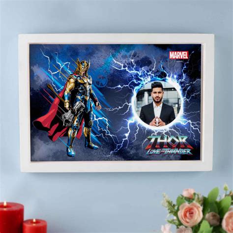 Marvels Thor Personalized Photo Frame T Send Personalized Ts