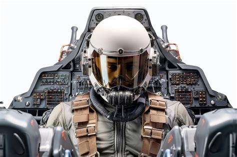 Premium Photo Robot Pilot Navigating Aircraft Flight