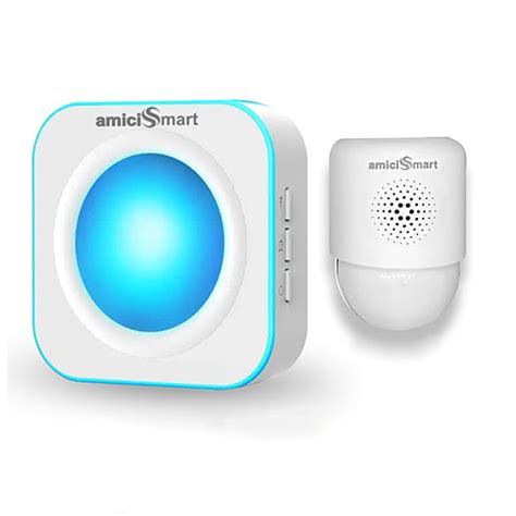 Smart Doorbell Receiver With Pir Sensor Transmitter And Batteries