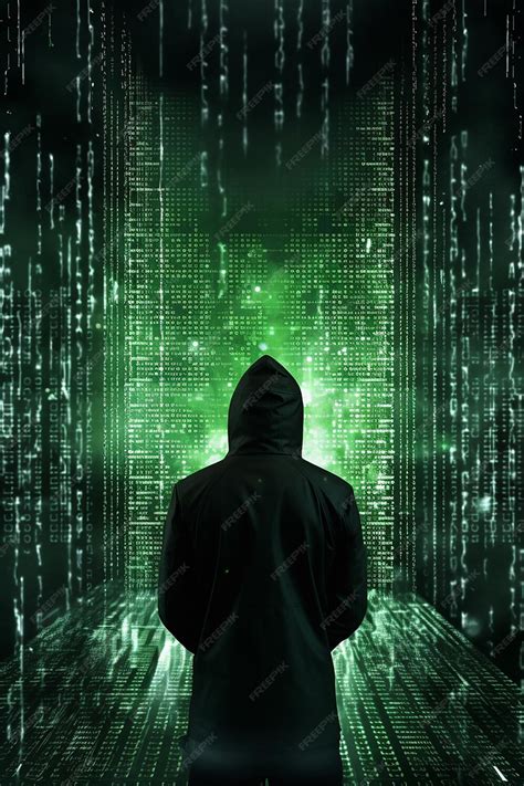 Premium Ai Image Free Photo Matrix Hacker Background