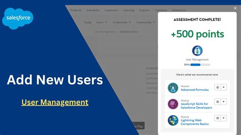 User Management Add New Users Trailhead Salesforce Youtube