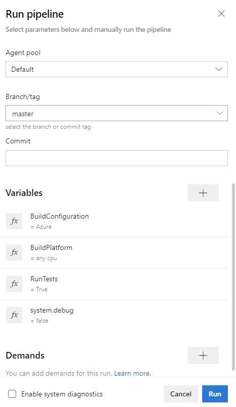 How To Removelock Branch Selection When Queuing New Azure Devops