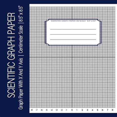Buy Scientific Graph Paper Millimeter Graph Paper With X And Y Axis Centimeter Scale