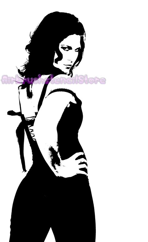 Cute Girl Stencil Airbrush Art Stencil Artists Girl Template Available