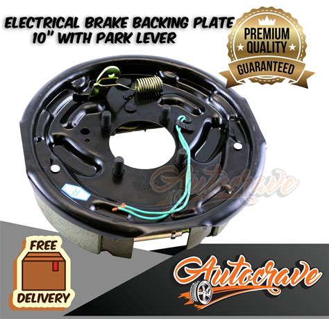 Trailer 10 Electric Brake Hub Drum Kit Electric Backing Plate Caravan