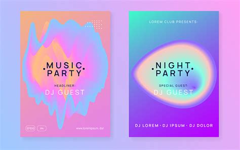 트랜스 플라이어 초대를 위한 선형 결함 쿨 하우스 파티 표지 벡터에 대한 추상 배경 사운드 및 쇼 레이아웃 핑크와 블루 트랜스 플라이어 Dj에 대한 스톡 벡터 아트 및 기타