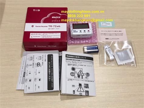 Nhiệt ẩm kế tự ghi T D TR 72wb Máy đo thí nghiệm