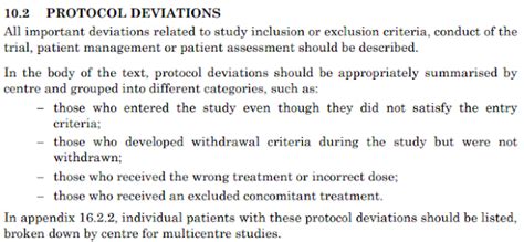 On Biostatistics And Clinical Trials Classifying Protocol Deviations New Fda Guidance On