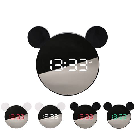 Led Creative Temperature And Humidity Intelligent Led Clock Huayang