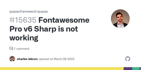 Fontawesome Pro V6 Sharp Is Not Working · Issue 15635