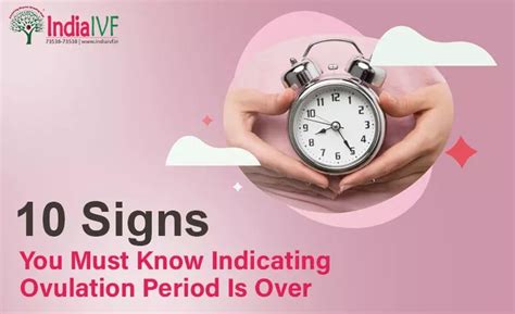 10 Signs Your Ovulation Period Is Over India Ivf Fertility