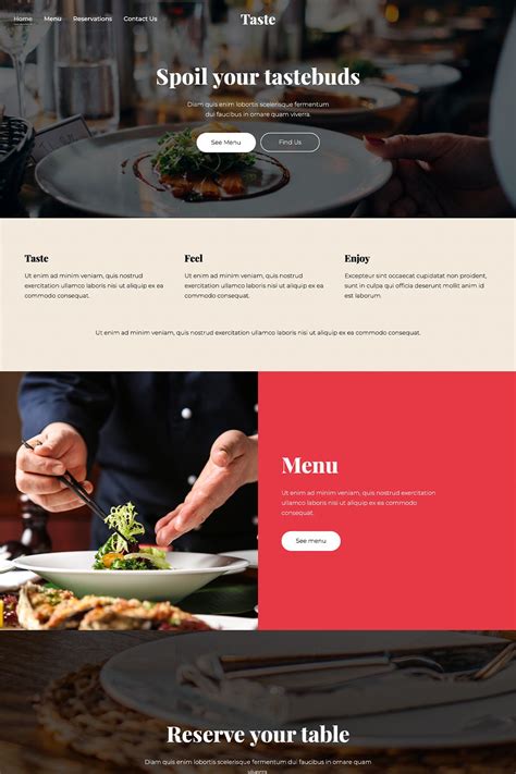 Examples Web Design Templates From Mozello