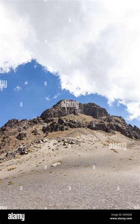 Nevado De Colima Volcano National Park Located In Ciudad Guzman