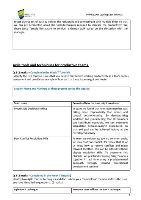 Project Prioritization Leading Lean Projects Analysis