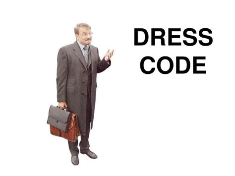 Ppt Dress Code Powerpoint Presentation Free Download Id958078