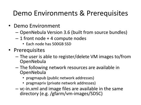 PPT VC Deployment Script For OpenNebula KVM PowerPoint Presentation ID 2644659