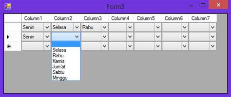Vbnet Filter Combobox List Di Row Yang Sama Pada Datagridview