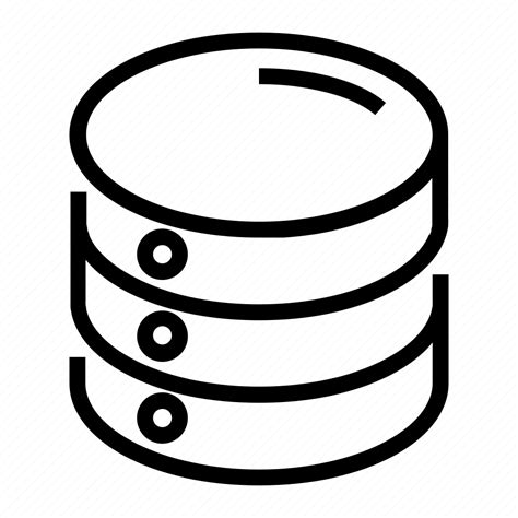 Database Data Technology Internet Computer Storage Server Icon