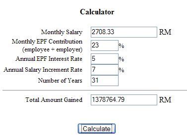 Time Value Of Money Computing The Retirement Fund In EPF Account Of An Employee KCLau Com