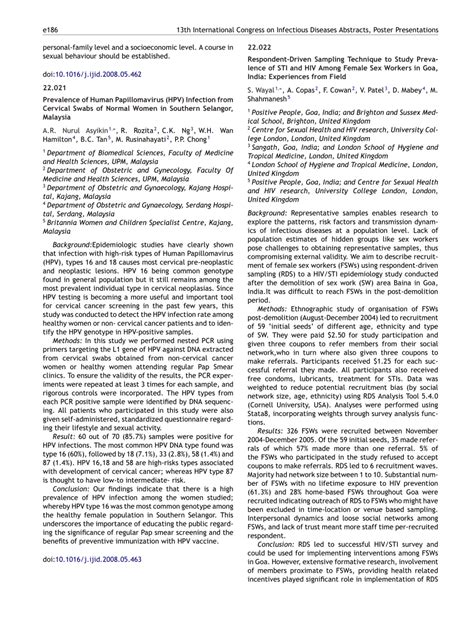 Pdf Respondent Driven Sampling Technique To Study Prevalence Of Sti