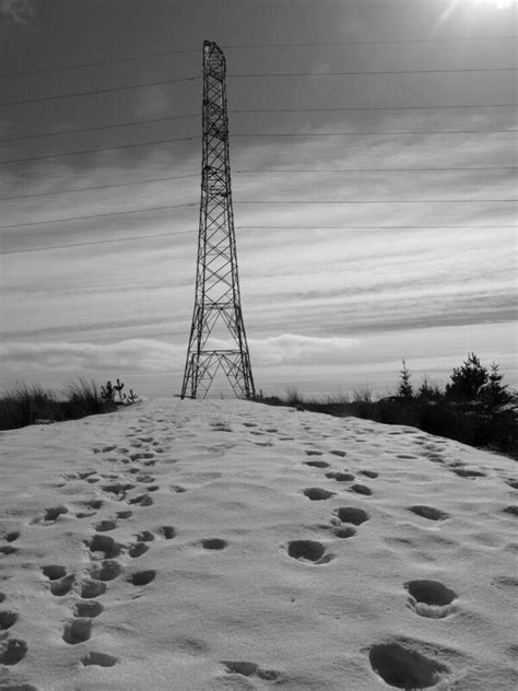 Photograph Of A Pylon © David Bremner Geograph Britain And Ireland