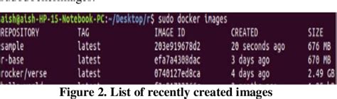 Figure 2 From Distributed Data Analysis With Docker Swarm Using R
