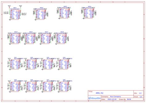 16 Bit Interger Add Multiplier EasyEDA Open Source Hardware Lab