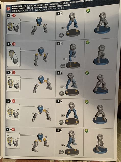 Warhammer 40k Primaris Infiltrators And Incursors Instructions Album
