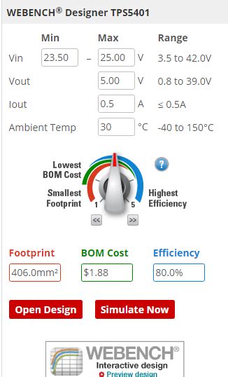Issue While Export Tps5401 Design From Webench To Tina Ti Running Under Transient Analysis