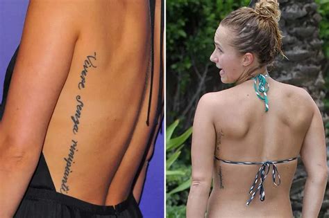 Hayden Panettiere Tattoo Vanishing Sexy Bikini Body Spot The