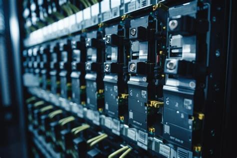 Premium Ai Image A Mesmerizing Glimpse Into A Data Centers Intricate World Where Circuit