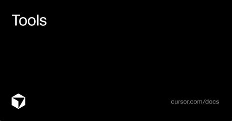 Tools Cursor Docs