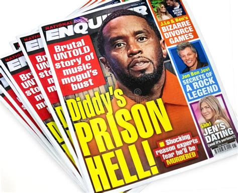 Music Mogul Sean Combs Aka P Diddy Featured On Cover Of National