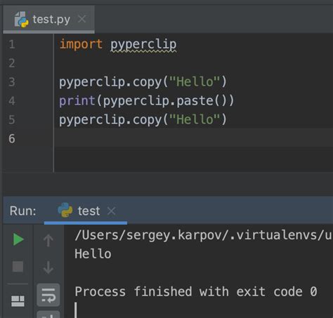 Pycharm Sees The Installed Pyperclip Module But The Module Does Not