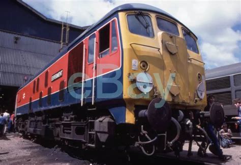 35mm Railway Slide Of Class 97 97201 Cardiff Canton Copyright To