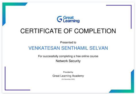 Venkatesan Senthamilselvan On Linkedin 👋 Hey Guys Informing You That I Completed Network