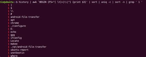 How To See The Terminal Commands You Use Most On Linux Vitux