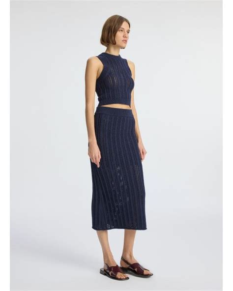 Alc Jade Top In Blue Lyst