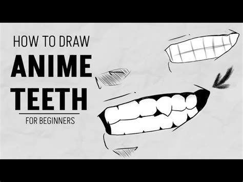 How To Draw Anime Teeth