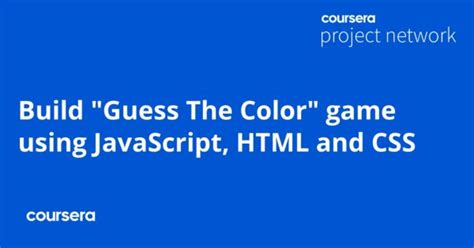 Build Guess The Color Game Using Javascript Html And Css Coursya