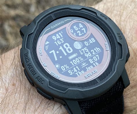 Hike Watch Face For Instinct 2 Solar Low Energy Use R Garmininstinct