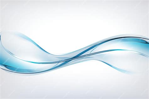 Premium Photo Abstract Blue Wave Vector Background