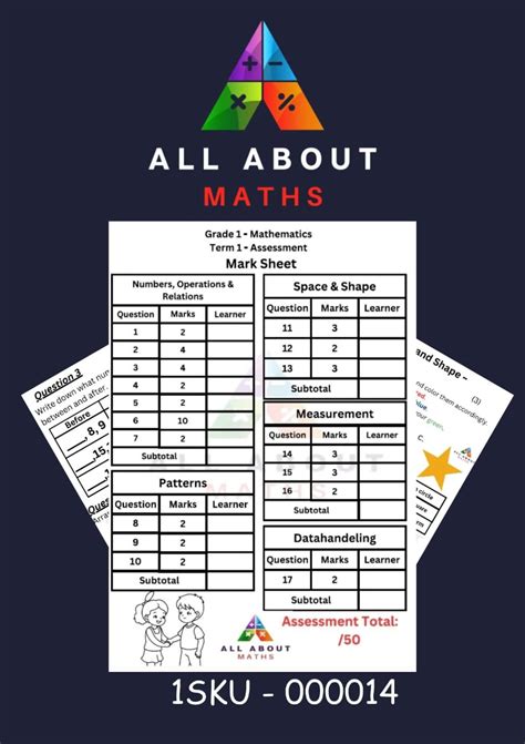 Grade 1 Term 1 Assessment