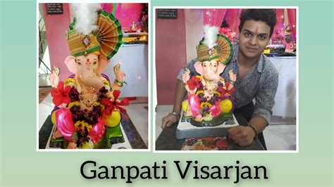 Ganpati Visarjan Vlog आपल्या बाप्पा चे विसर्जन । बाप्पा चालले