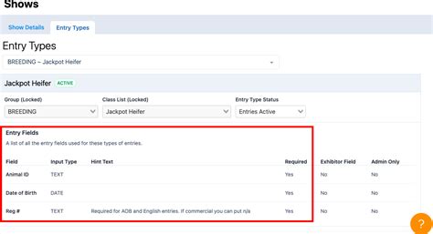 What Are Entry Types Showman