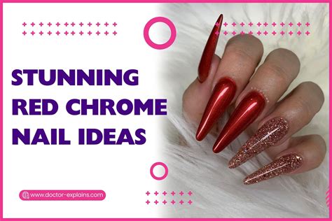 23 Stunning Red Chrome Nail Ideas 2024 Drexplains