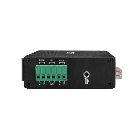 10 100 1000Mbps Industrial Gigabit Network Switch With Two Fiber Port And Four RJ45 Port