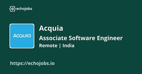 Acquia Is Hiring Associate Software Engineer Remote India Css Mysql