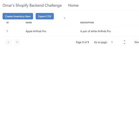 Github Thisisomarshopify Backend Challenge